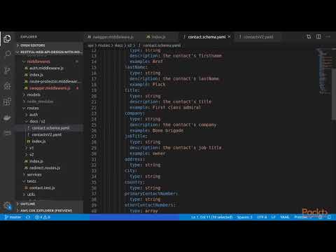 Learn RESTful Web API Design Node js 12 Documenting RESTful APIs OpenAPI Swagger | packtpub com ...