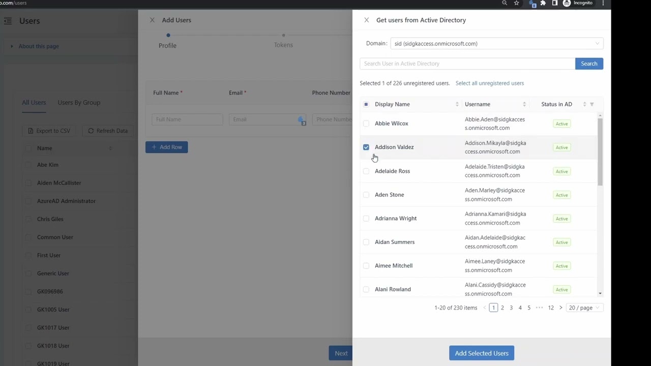 Adding End Users To GateKeeper via Active Directory