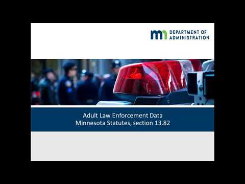 Law Enforcement Data Series Webinar 1