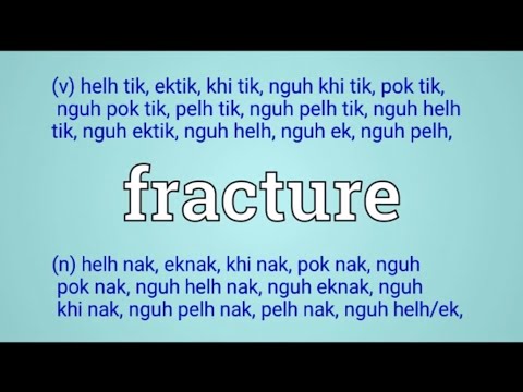 fracture meaning in English Ngawn