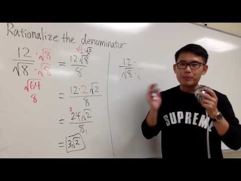 Q14 Rationalize the denominator with square root