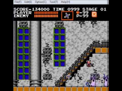 Castlevania NES Lots of cheats fun