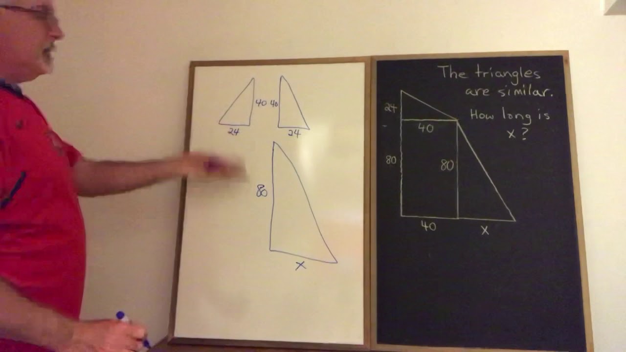 Similar Triangles Example - - - - MTH-2102
