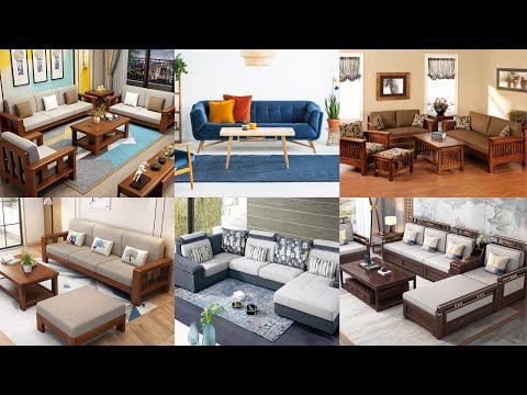 New Modern Sofa Design Ideas For Living room// Wooden Sofa set Designs//L Shape Sofa//Home Interior