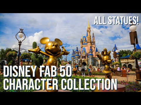 Check Out the Complete Disney Fab 50 Character Collection at Walt ...