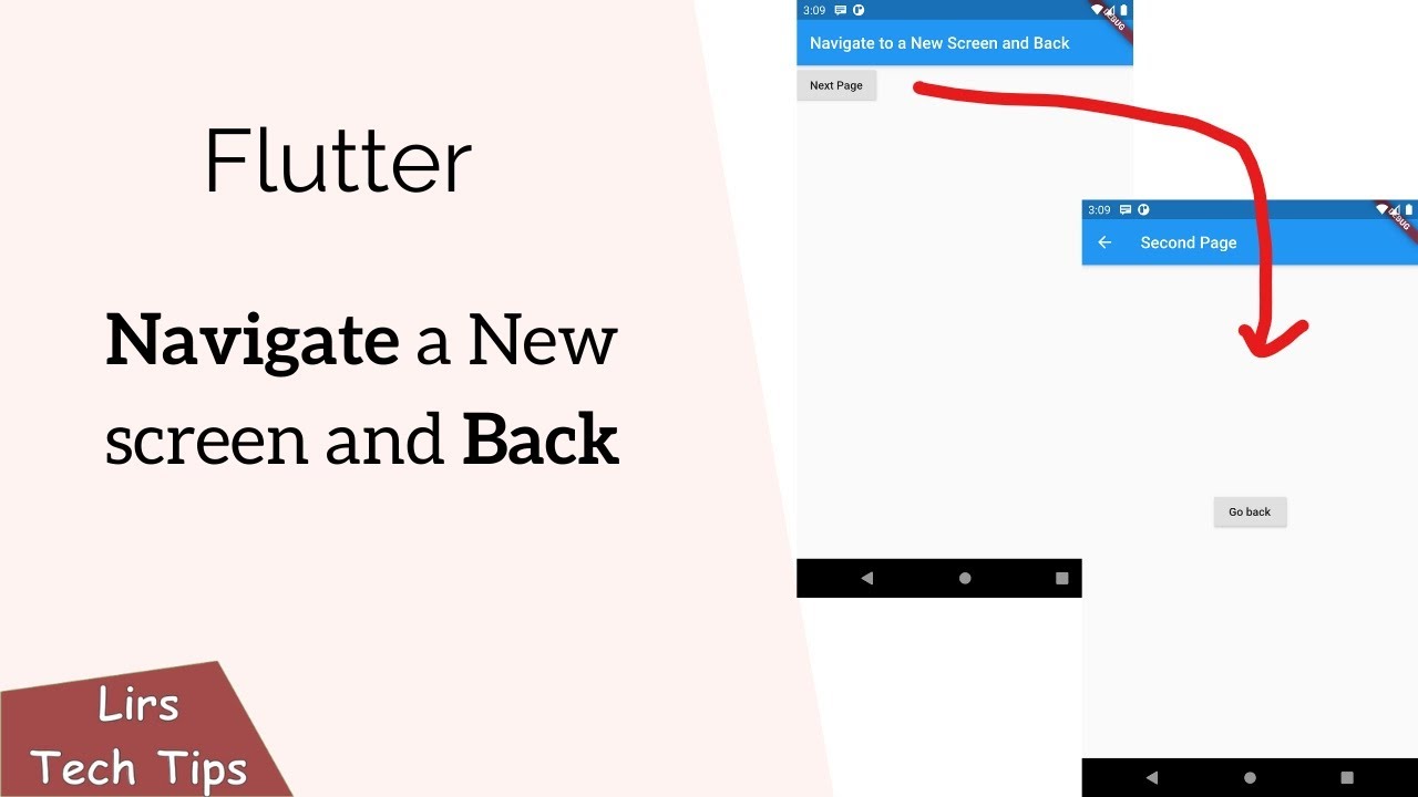 Flutter: Navigate to A New Screen and Back