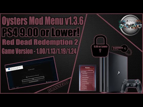 Oysters Mod Menu v1.3.6 for Red Dead Redemption 2 | RDR2 | Karo HOST | PS4 9.00 or Lower!