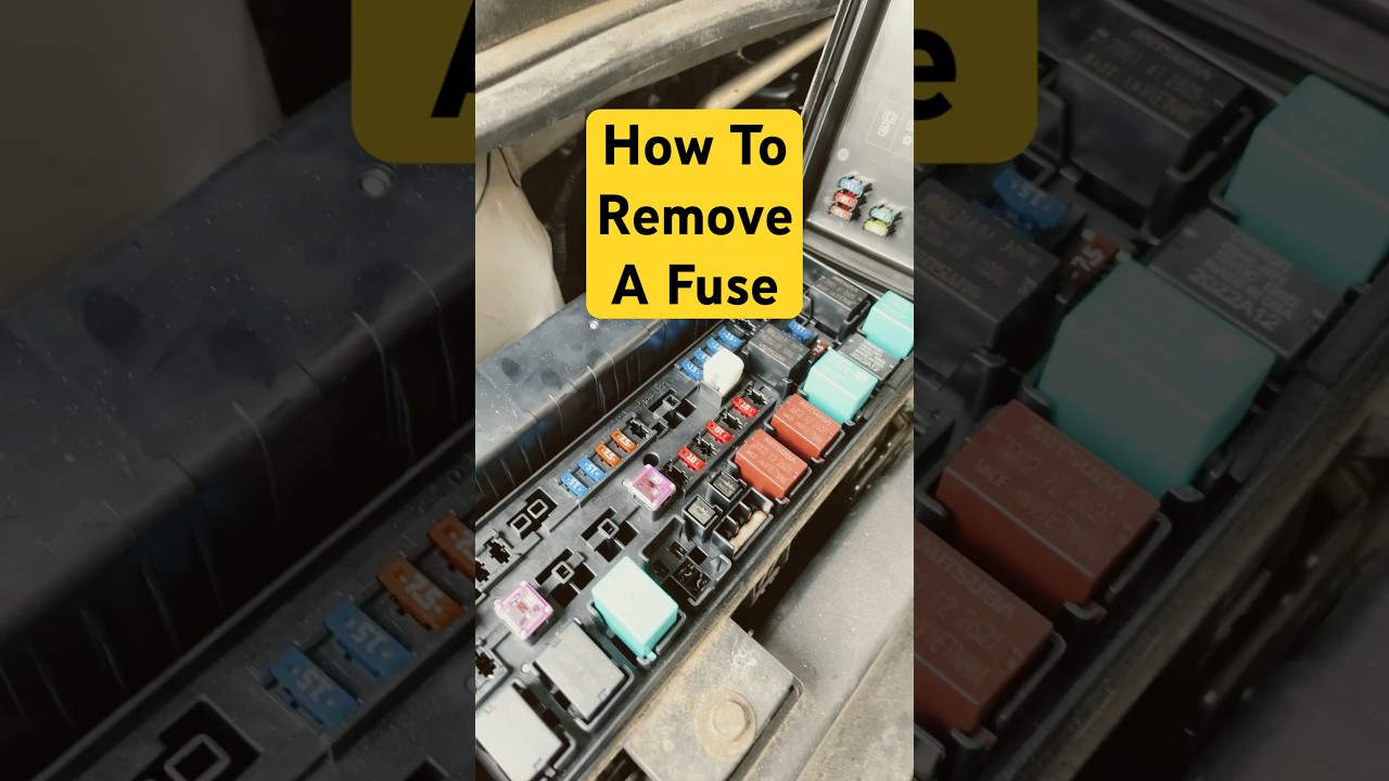 How To Remove A Fuse. #carparts #car #automobile #mechanic