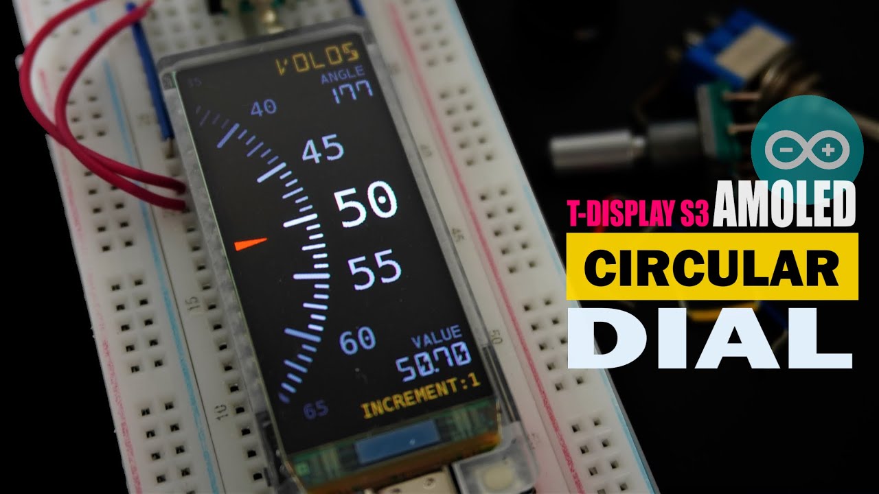 Circular Dial for T-Display S3 AMOLED