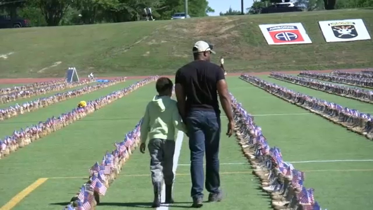 Thousands of boots honor fallen soldiers at Fort Bragg: 'Freedom is not free'