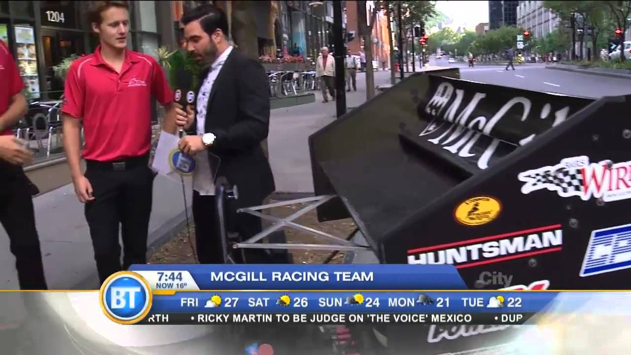The McGill electric racing team