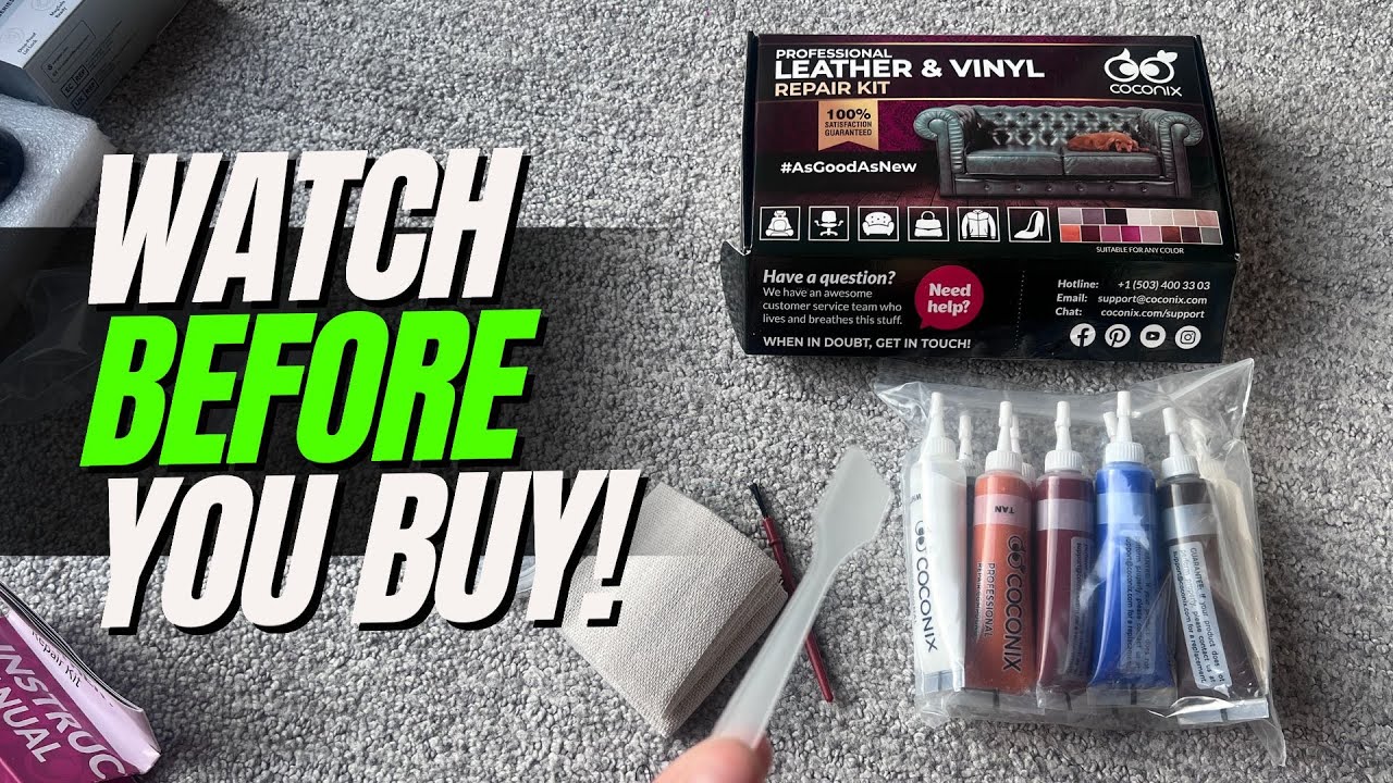 Is it WORTH it? - Coconix Vinyl and Leather Repair Kit