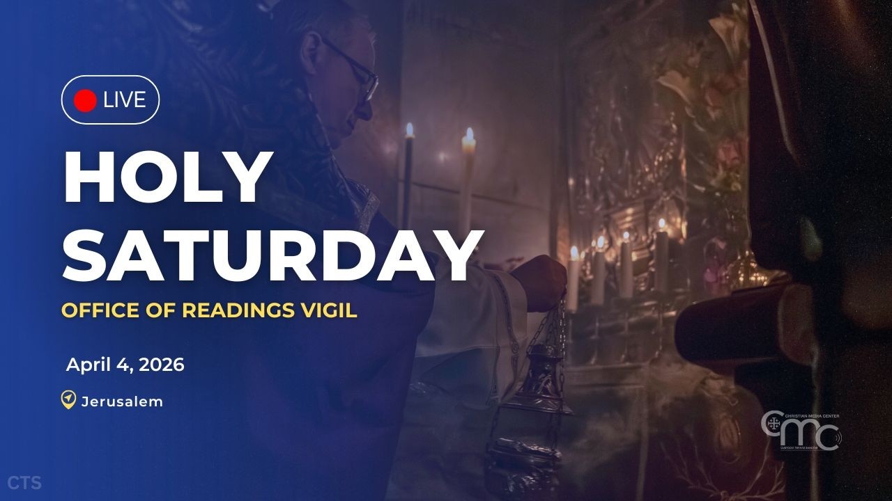 🔴 LIVE: Holy Saturday Night Vigil & Office of Readings | Holy Sepulchre | EASTER 2026