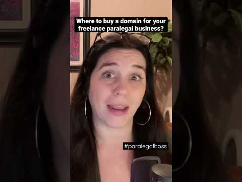 Where to buy your domain? Google! #freelanceparalegal