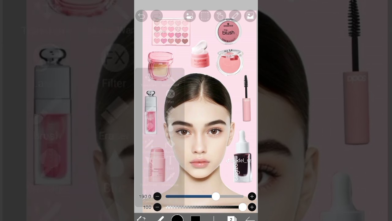 @ibisPaint @makeup How to blend makeup in Ibis paint?★°