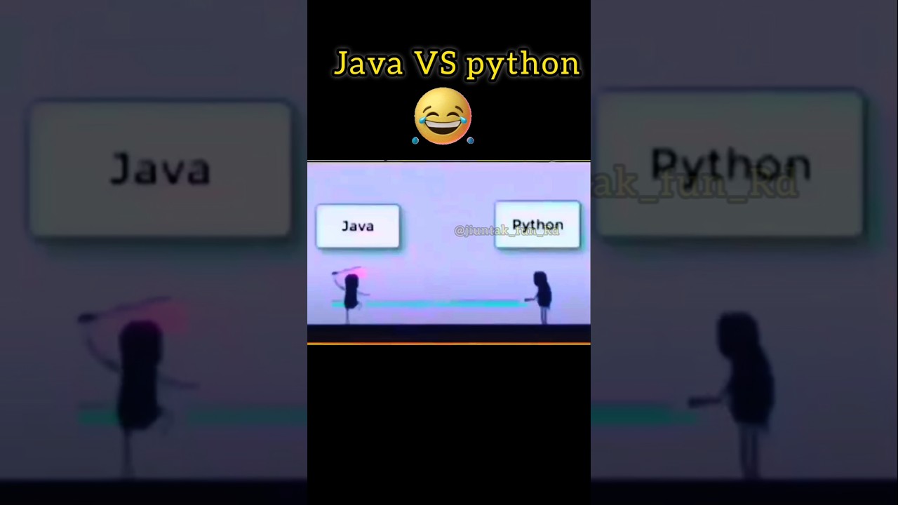 Java VS Python ☕ vs 🐍 | Funny Programming Meme #comedy #youtubeshorts #shortsfeed