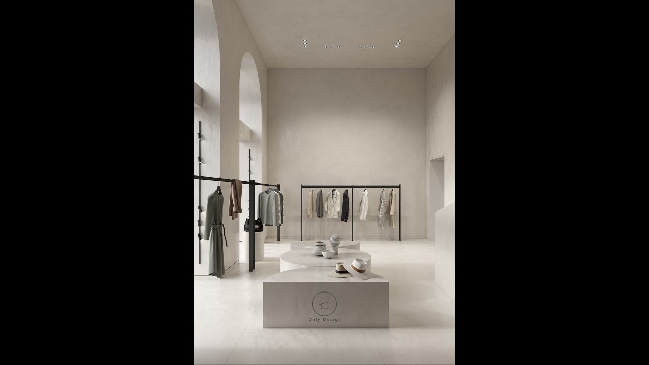 Concept store 3D Rendering