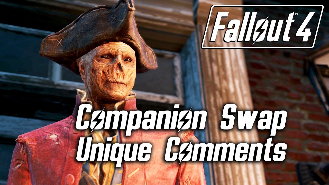 Fallout 4 - Companion Swap Unique Comments (Hancock)