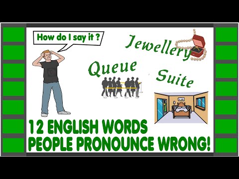 12 English Words People Pronounce Wrong