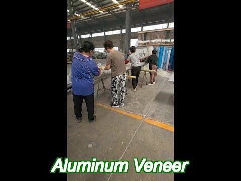 aluminum facade wall veneer decortor durable and corrosion-resistant aluminum veneer
