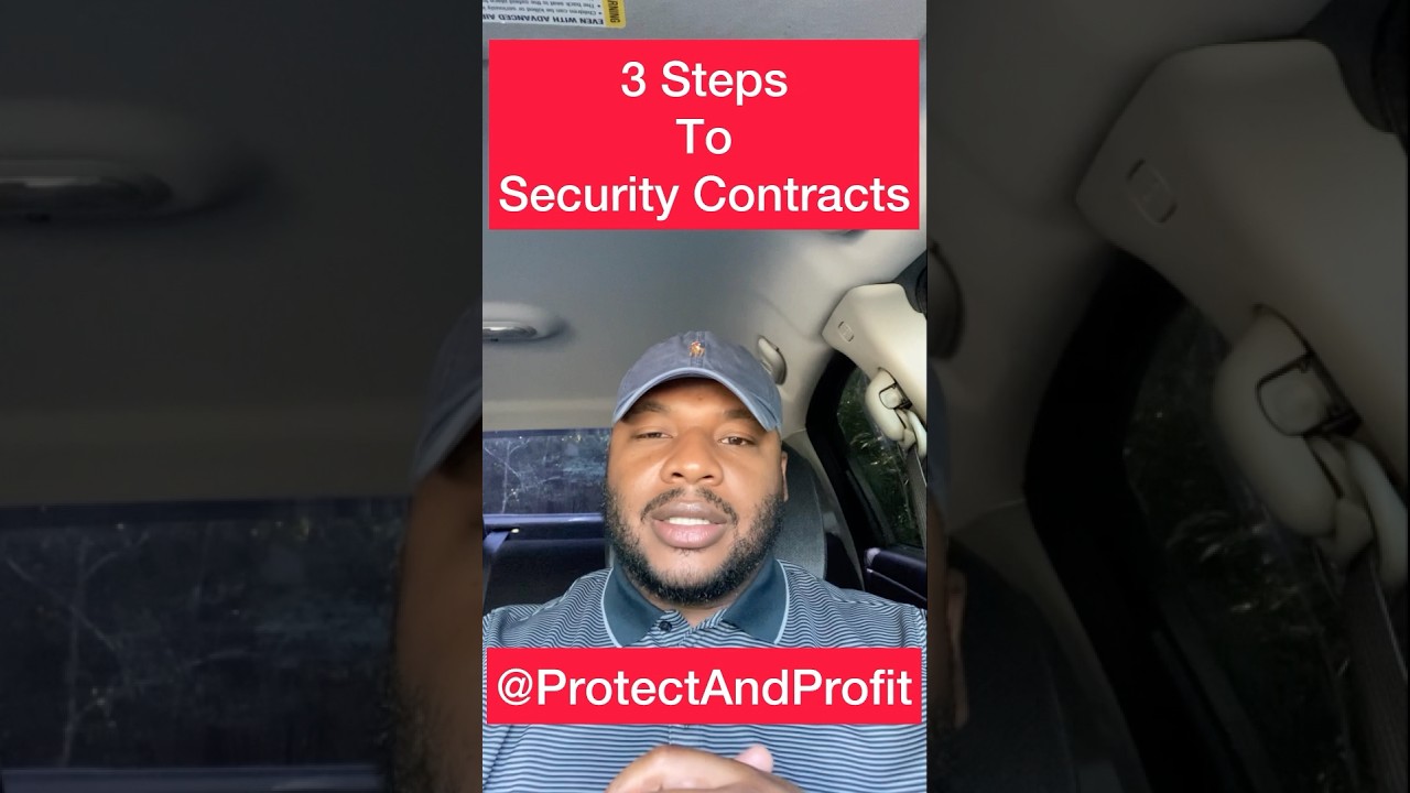 How to Find Security Guard Contracts: 3 Simple Steps #securityguard #protectandprofit