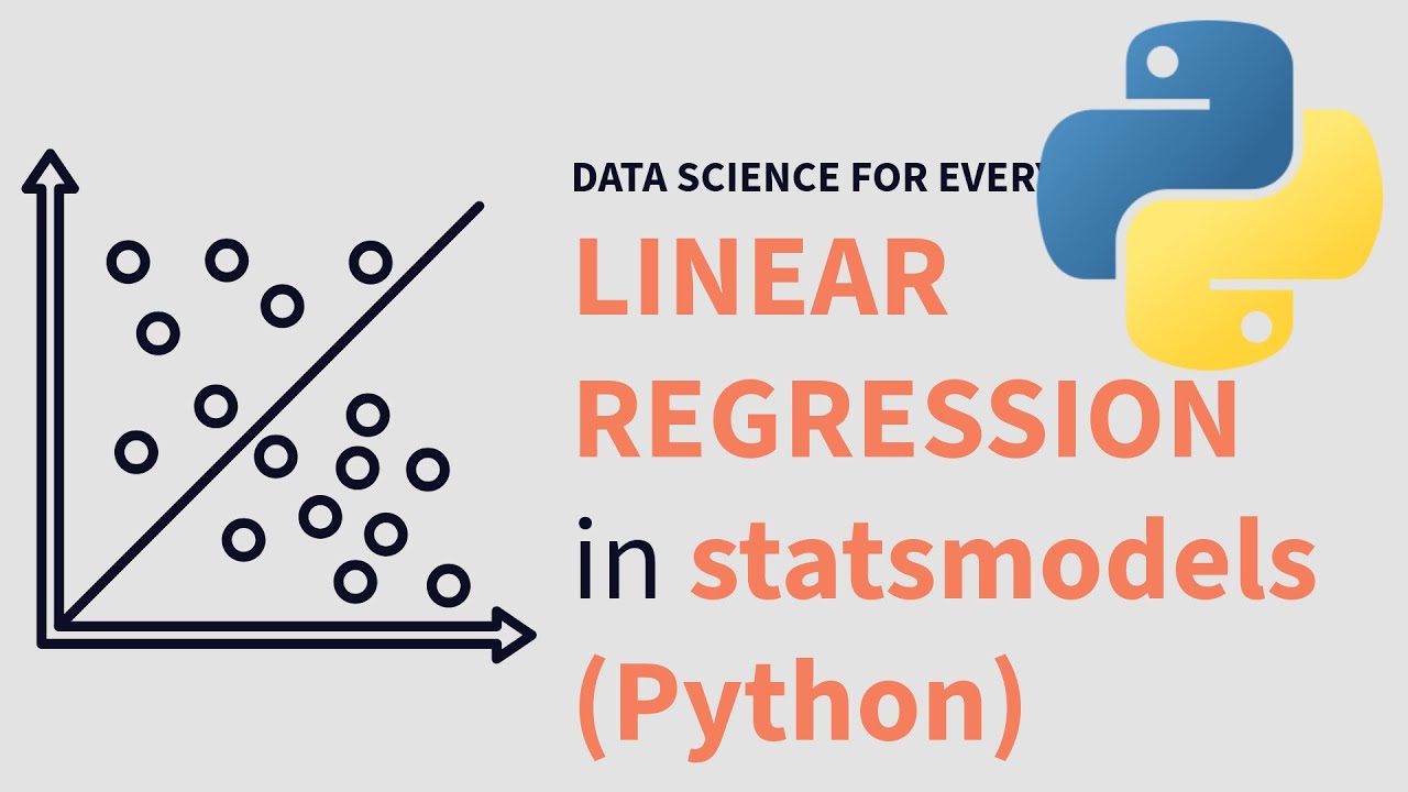 Linear Regression in Python (statsmodels)
