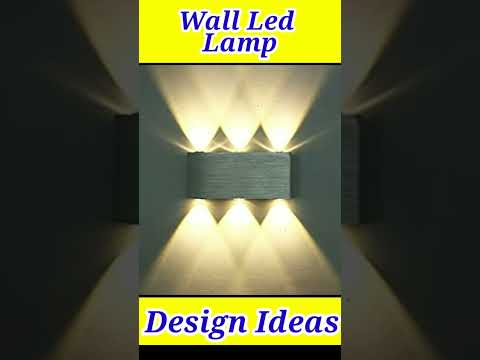 Wall LED Lamp Design Ideas for Living Room ।।