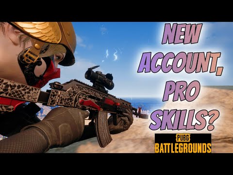 New Account, Pro Skills? - Names On - TPP Squad EU Server - PUBG PC