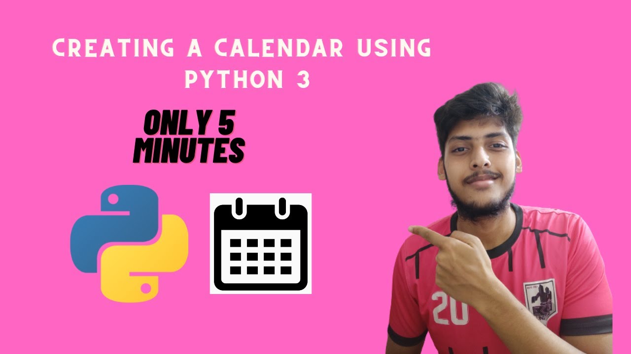 Creating a Calendar using Python 3 | Tkinter | Python Projects