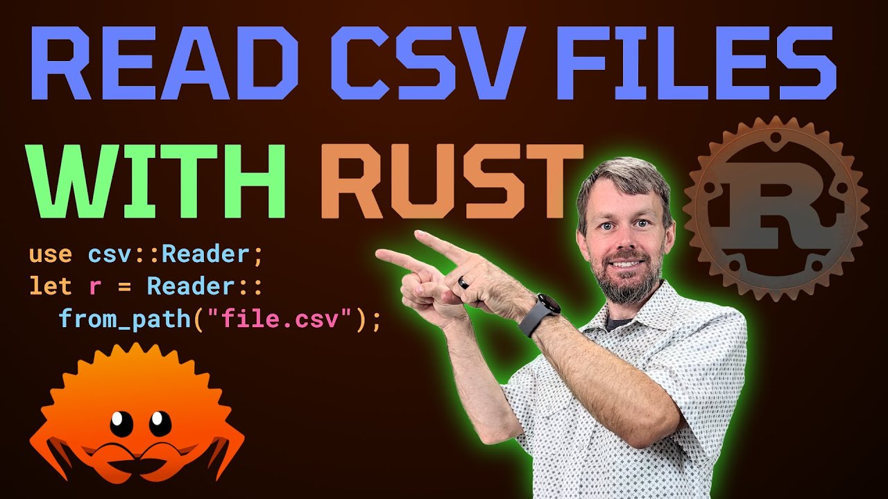Read CSV Files with Rust CSV Crate 🦀📦 Rust Programming Tutorial for Developers