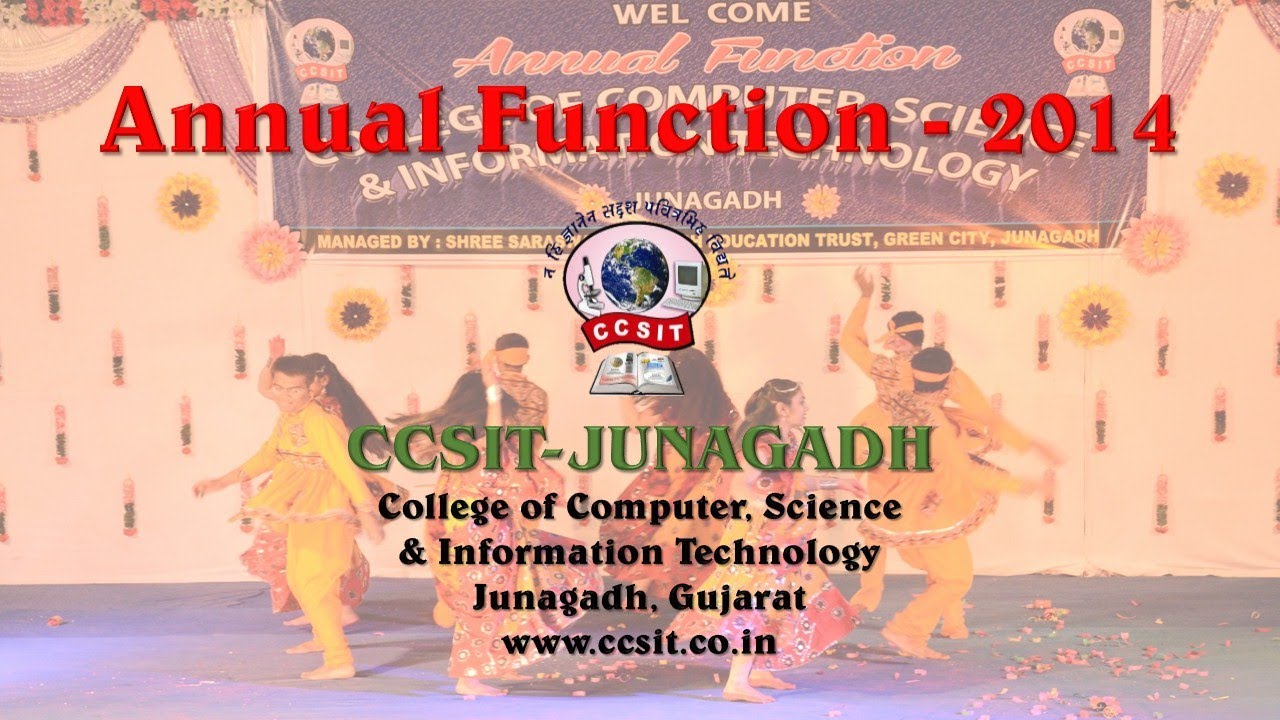 CCSIT Annual Function 2014 - BSc, BCA, BSc(IT), DMLT, MSc(Micro), MSc(Chem), MSc(IT)