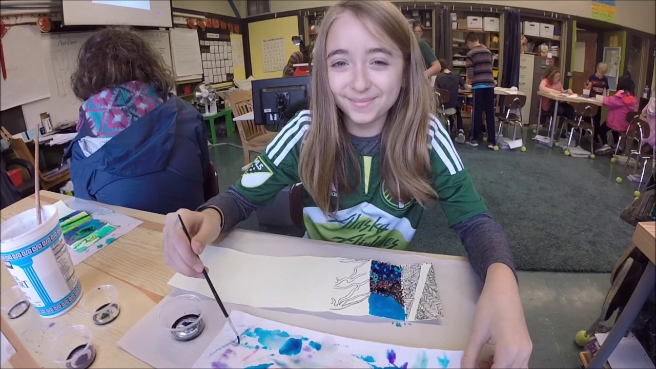 Chapman Fifth Grade Auction Art Project