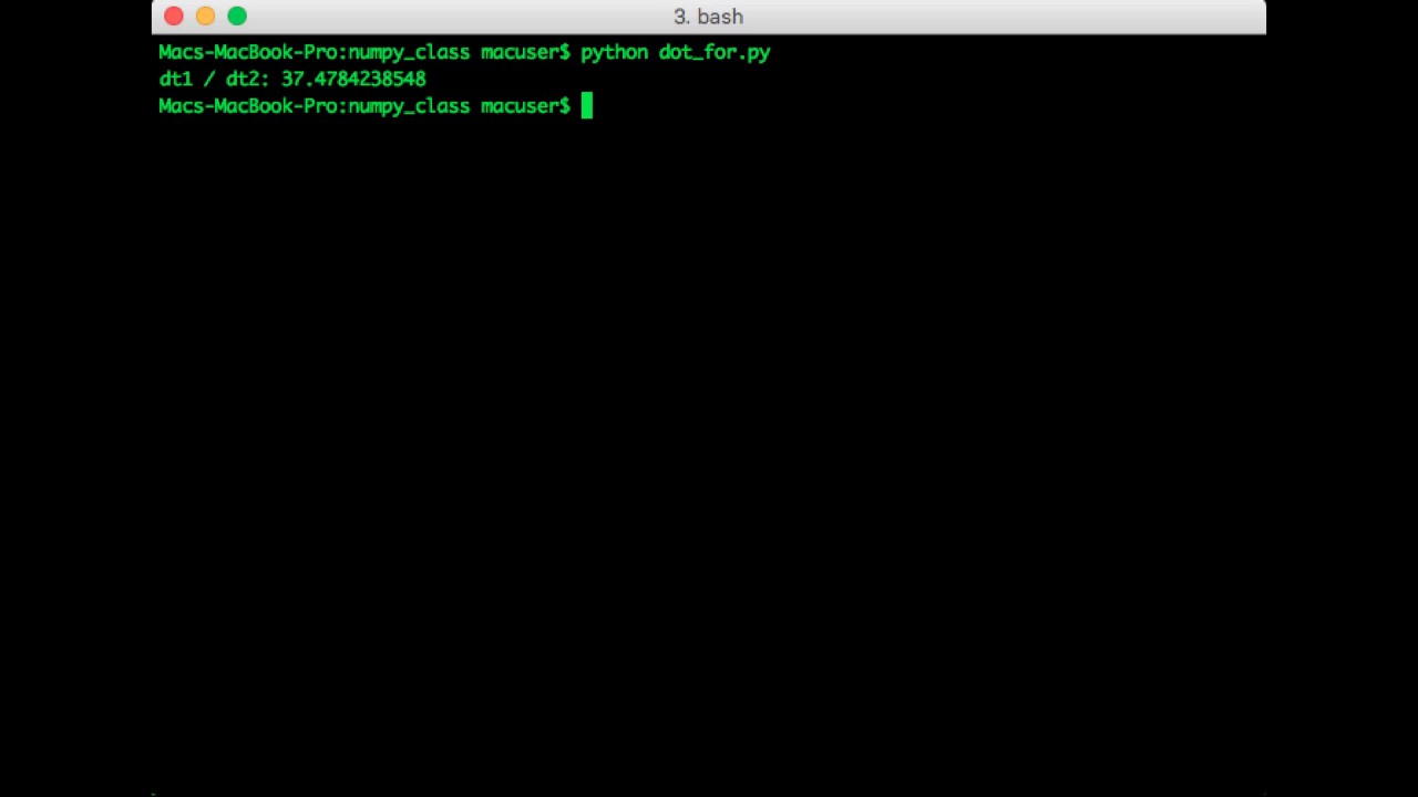 The Numpy Stack in Python - Lecture 5: Dot Product 2
