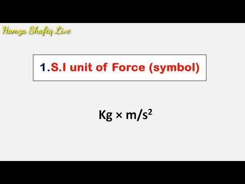 Physical Quantities and Units | MKS | CGS | FPS |