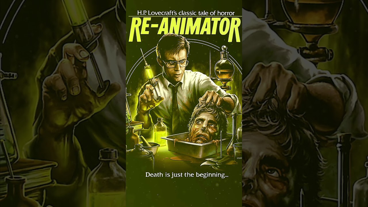 Re-Animator (1985) Fan Made Poster #cultclassic #horror #comedy #hplovecraft #horrorart