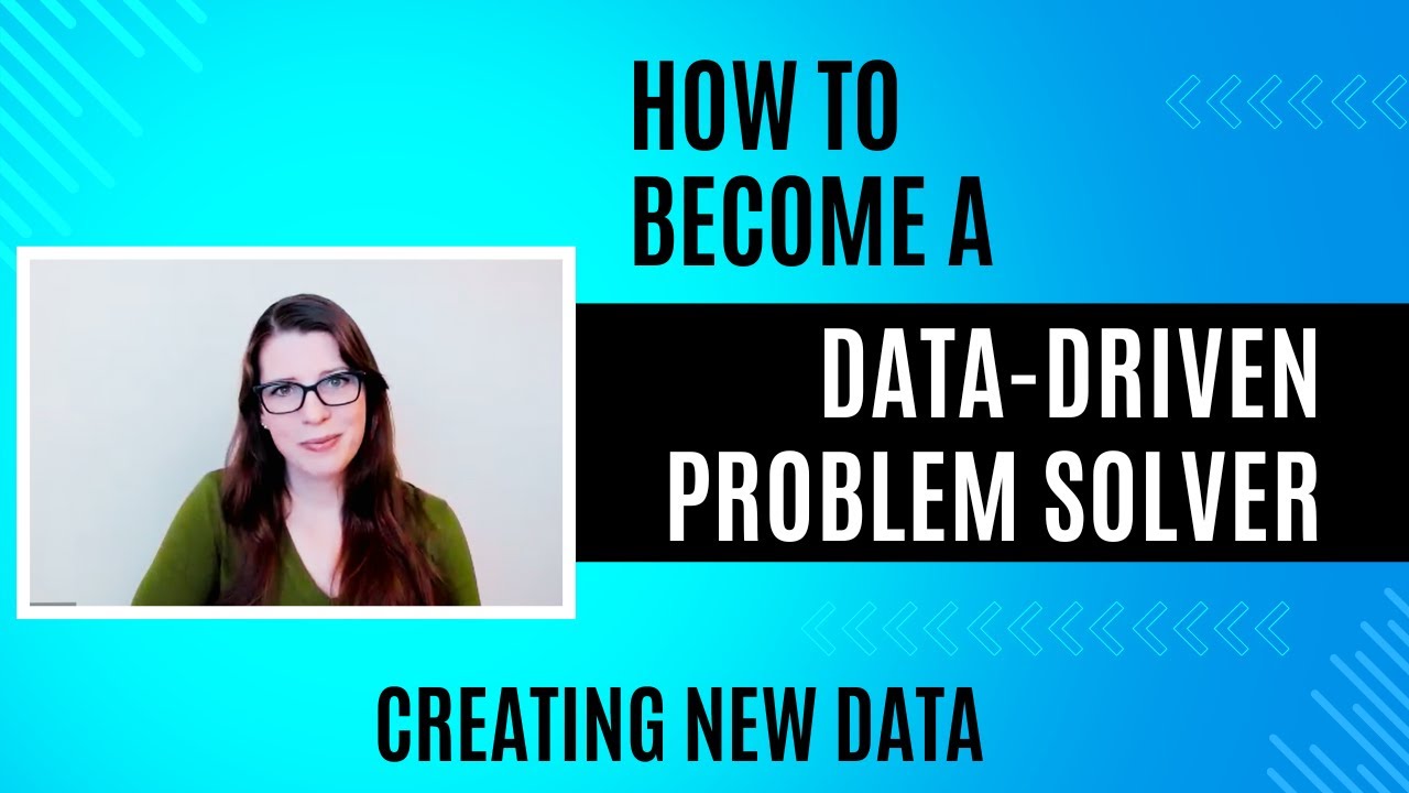 Data Driven Problem Solving: Creating New Data