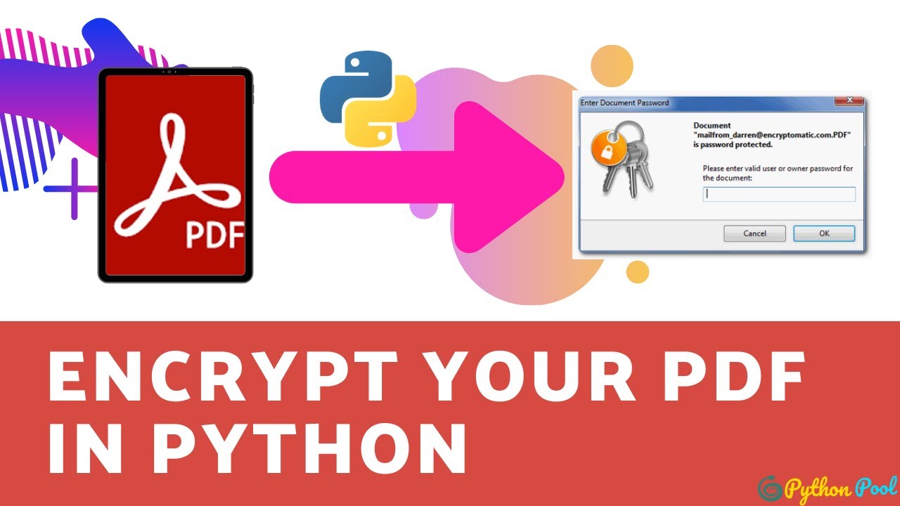Password Protected PDF Using Python | Encrypt Your PDF