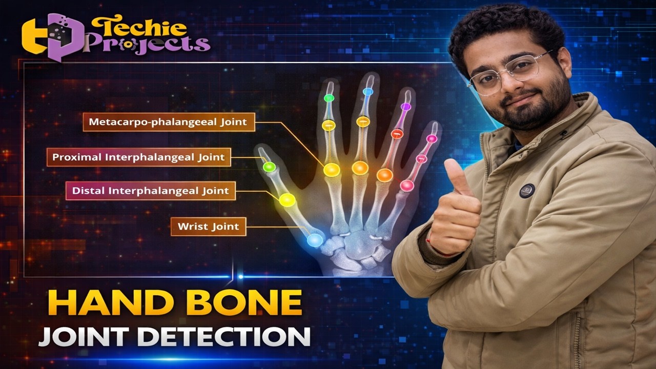Hand Bone Joint Detection using Image Processing | Python Project Fracture Detection