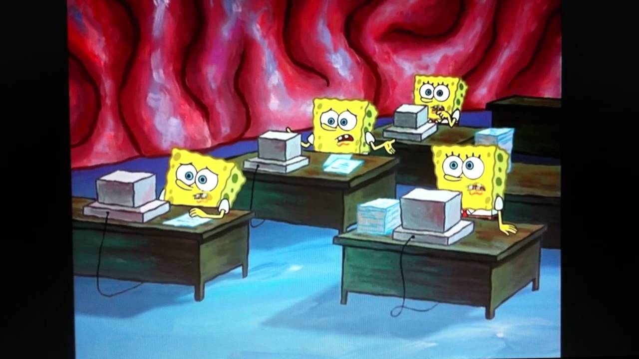SpongeBob SquarePants Brain Full to Bursting