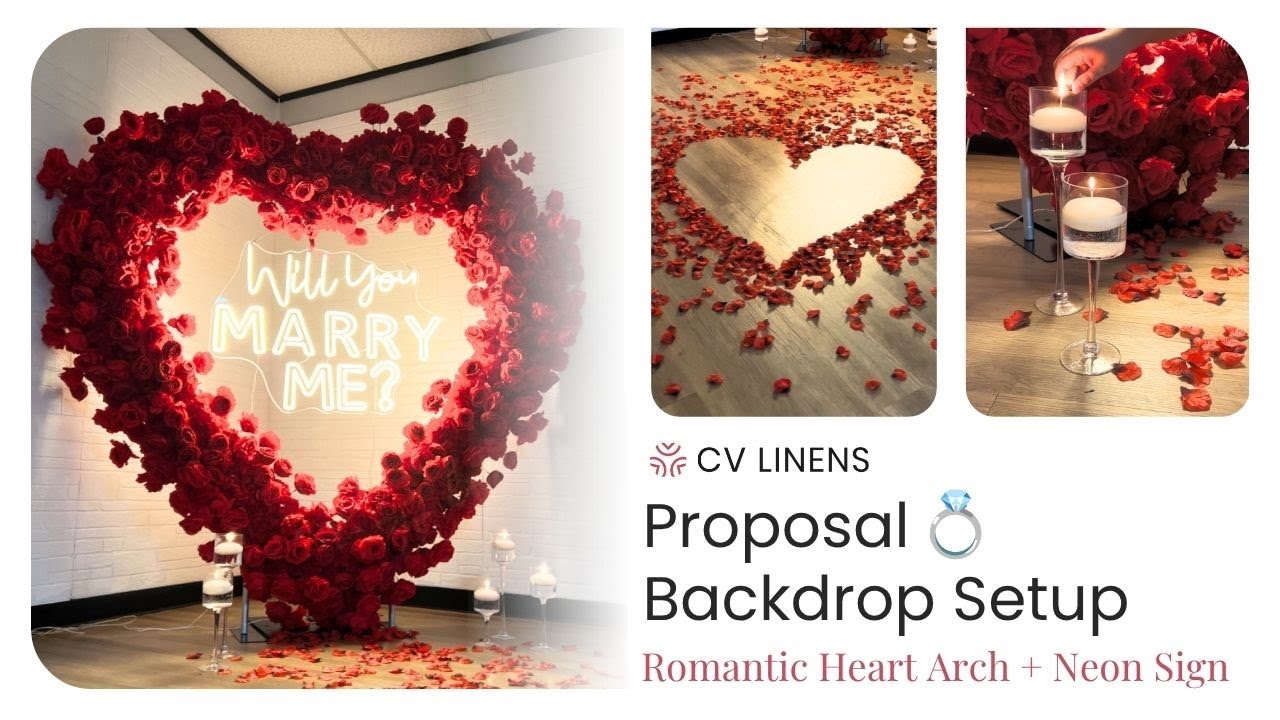 How We Made the Most Romantic Proposal Setup Ever!