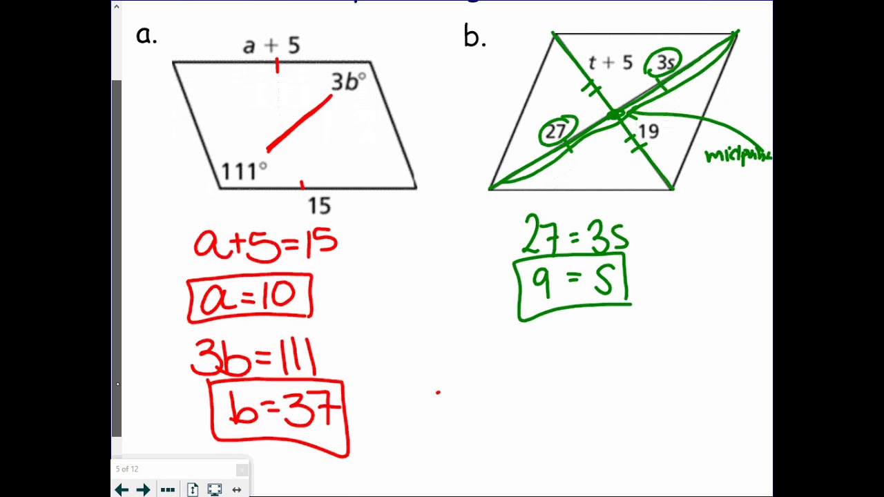 Chapter 7 Geometry Test Review