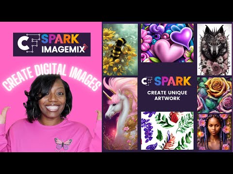 How to create your own DIGITAL IMAGES w/ CREATIVE FABRICA: CF SPARK PLUGIN EXTENSION | GAME CHANGER