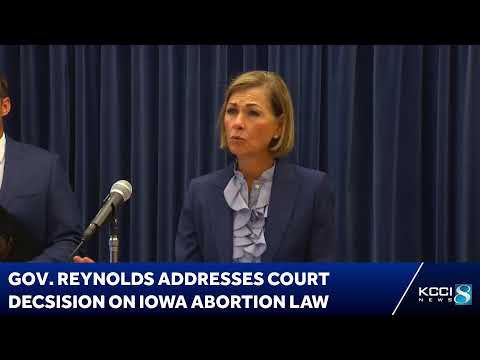 Gov. Kim Reynolds expected to address district court decision on Iowa abortion law