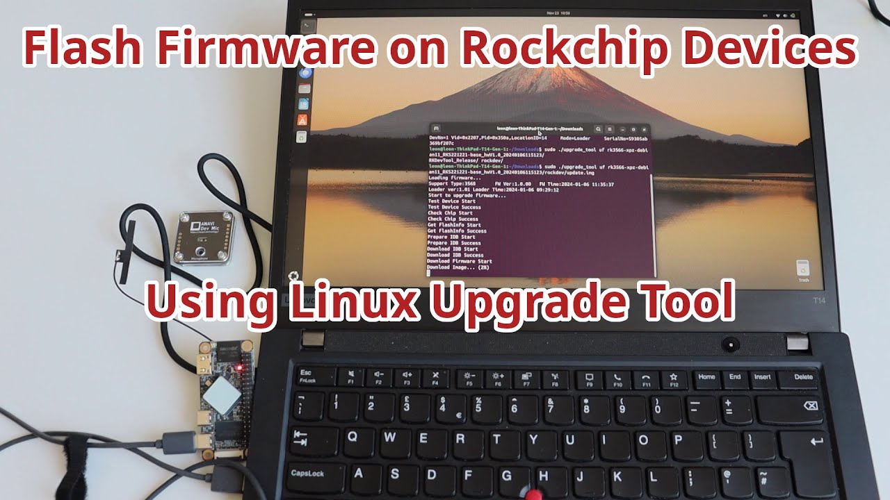 How to Flash Firmware on Rockchip Devices like Geniatech XPI-3566-Zero Using Linux Upgrade Tool
