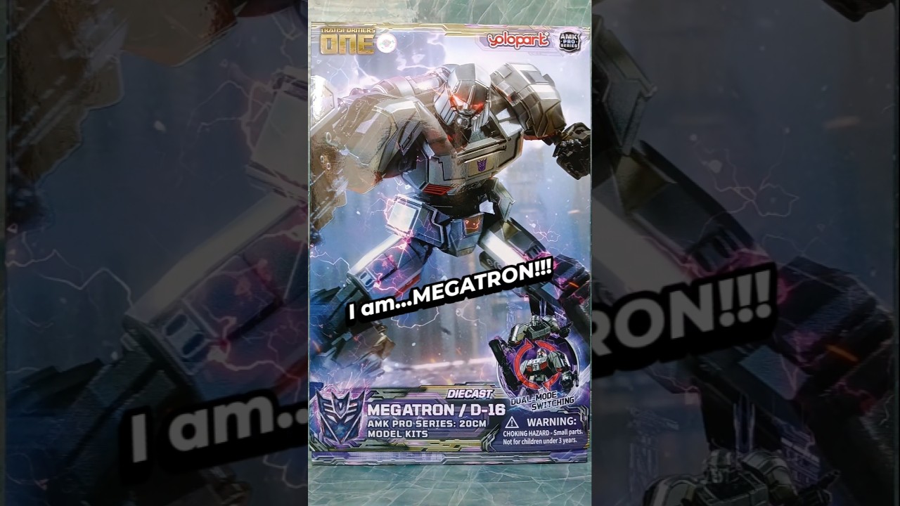 Unboxing Yolopark AMK PRO Transformers One Megatron / D-16 #transformers #yolopark