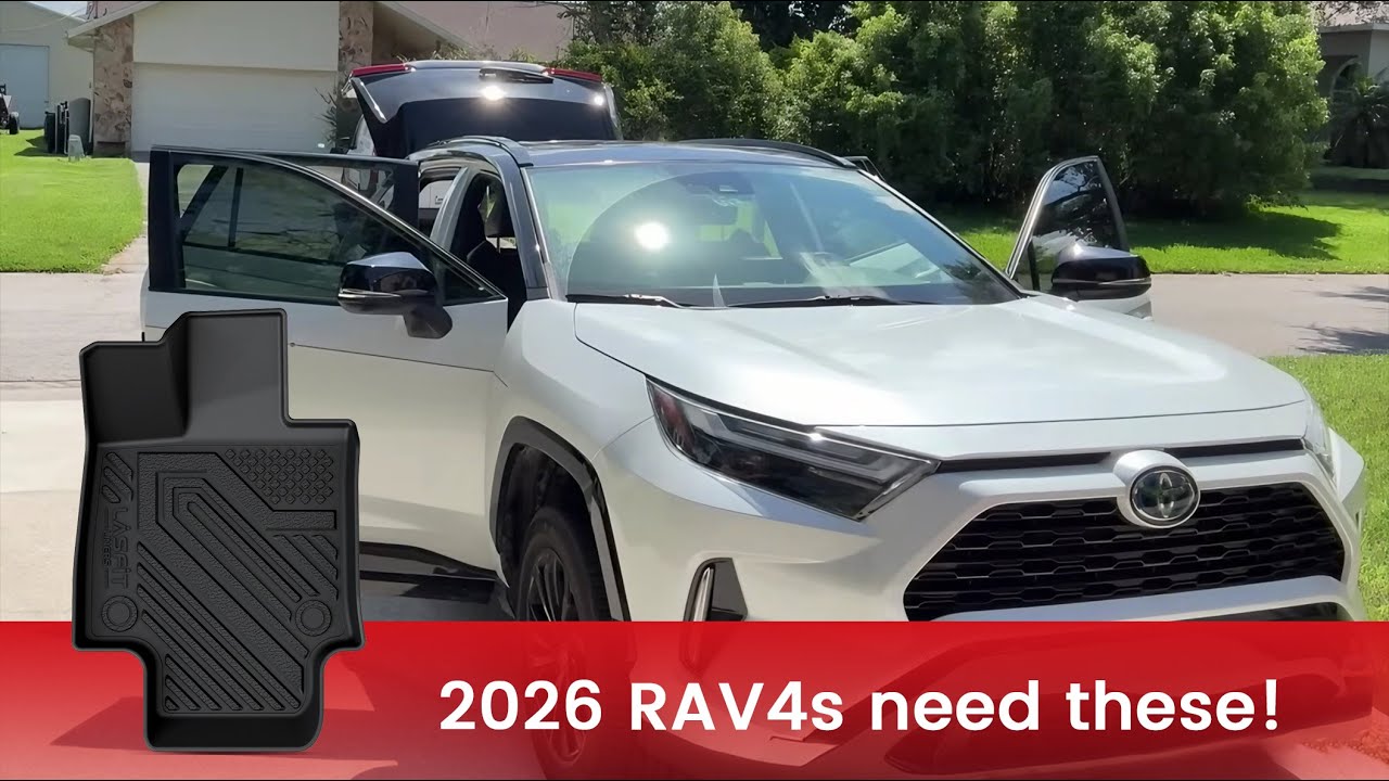 These are the best floor mats for 2025 2026 Toyota RAV4!