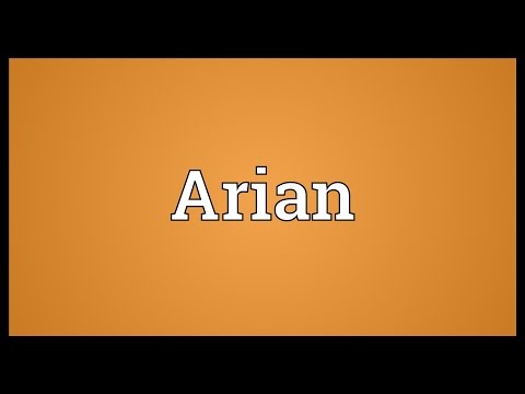 Arian Meaning
