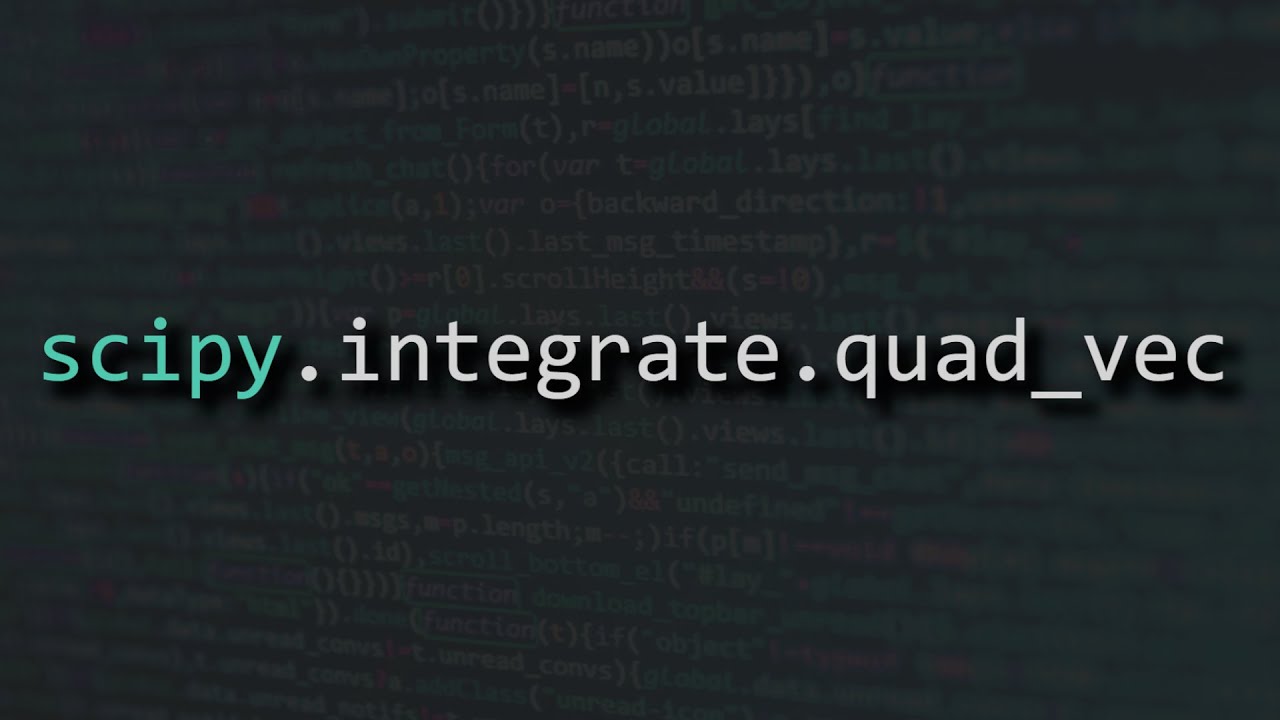 Compute 1 Million Integrals At The Same Time in PYTHON