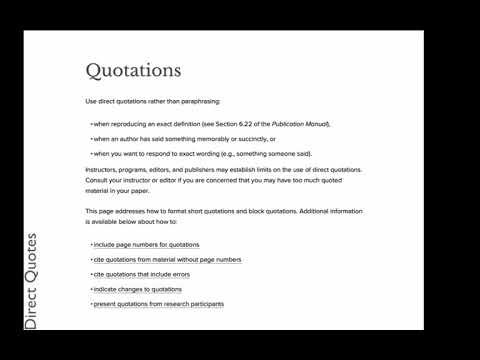 APAreferences
