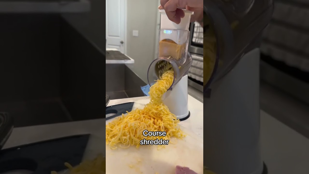 The best thing I ever bought was this rotary cheese grater for $25 on amazon!!